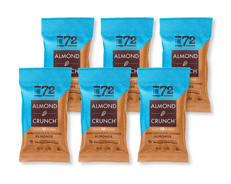Almond Crunch Chocolate 1.0oz Covered Almonds | 72chocolate